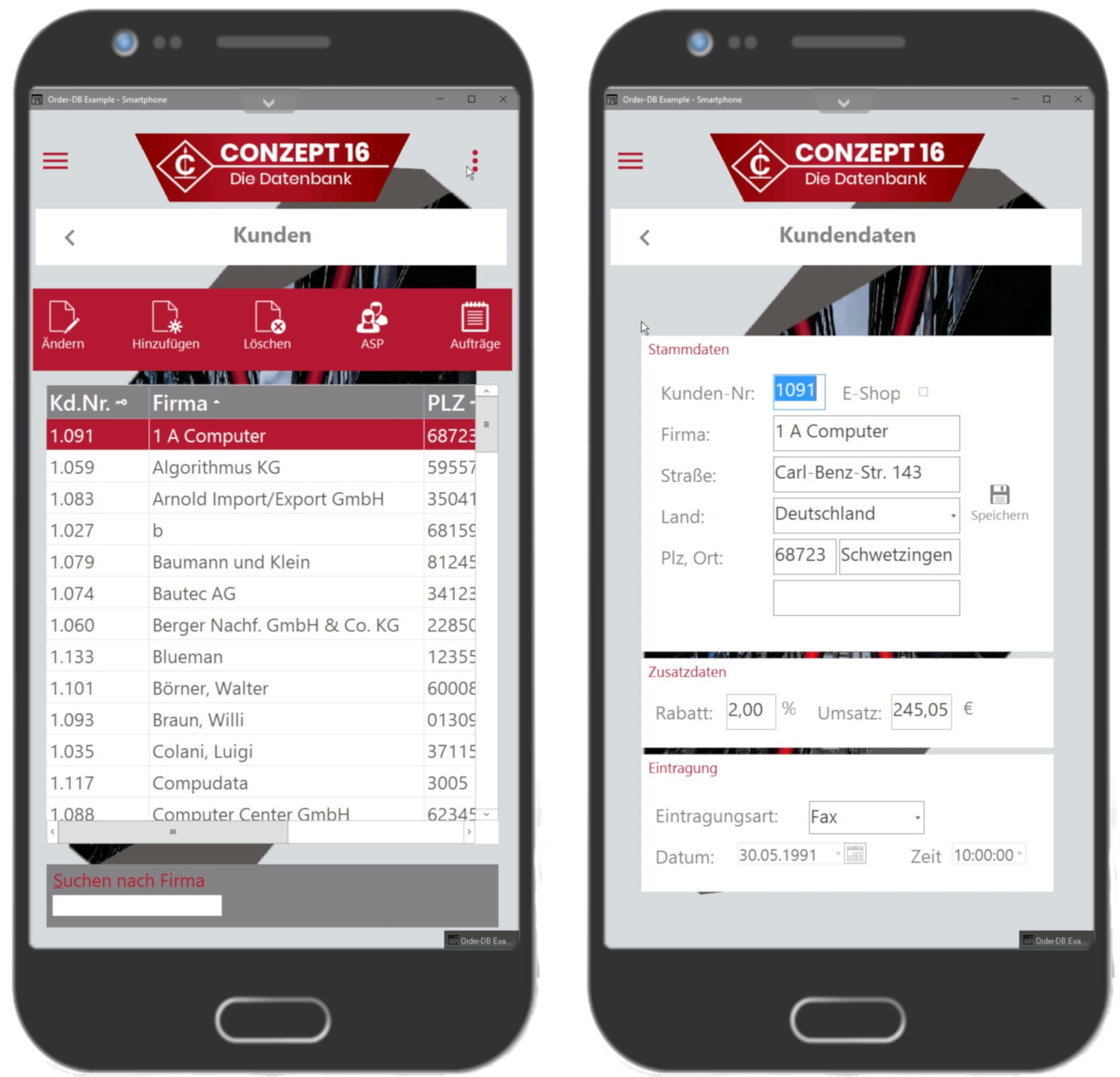 conzept 16 on your mobile device - vectorsoft