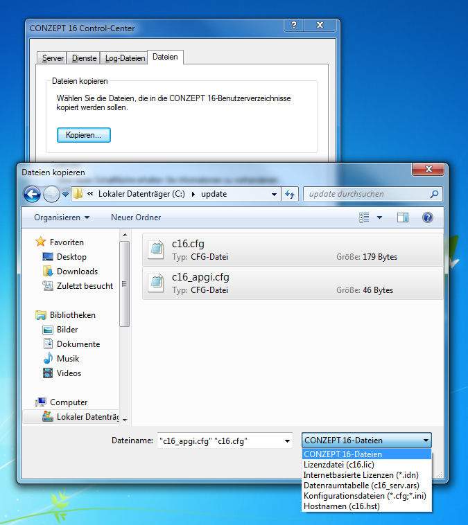Up-to-date mit dem Control-Center - vectorsoft